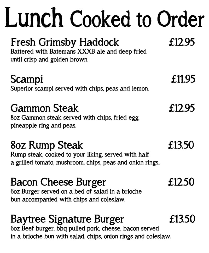 Eating out at Baytree Garden Centre's Restaurant